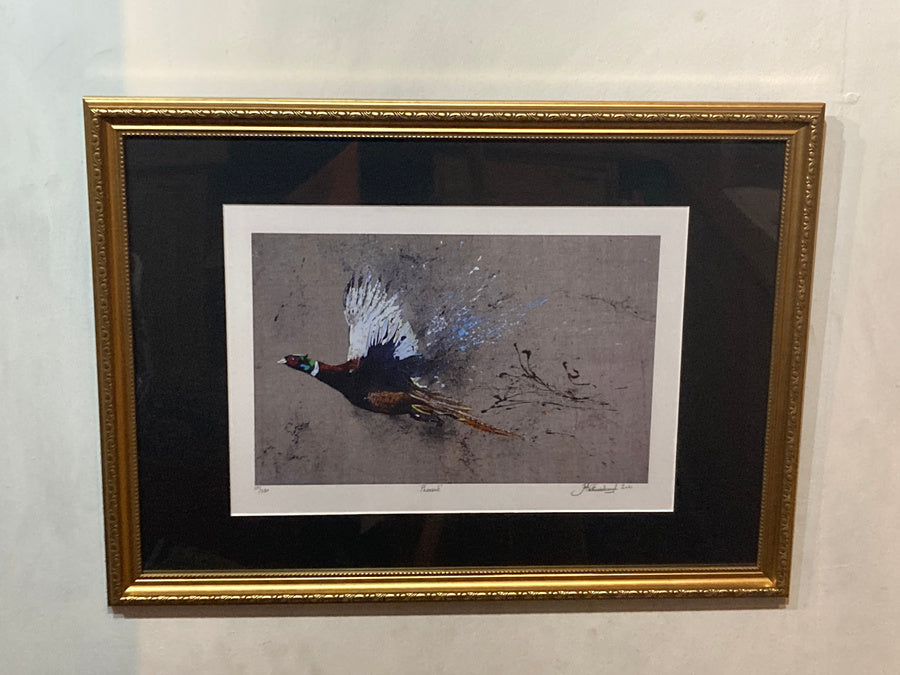 Framed Original Pheasant – Jack Fethers